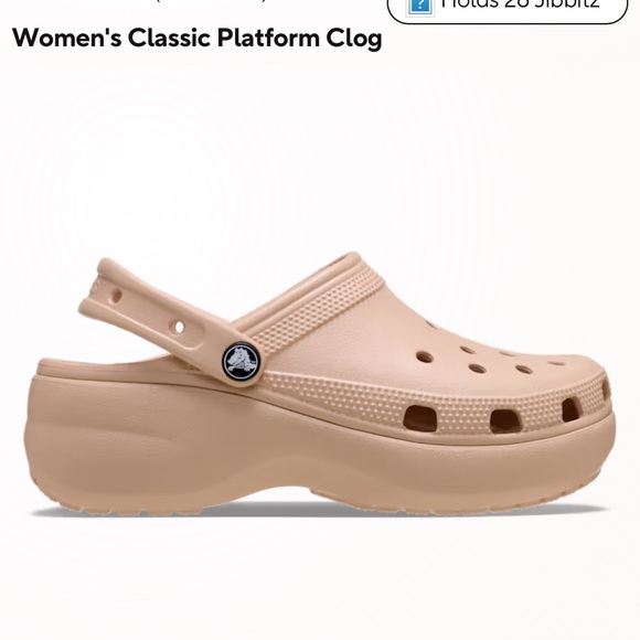 CROCS | Shoes | Crocs Womens Platform Clog Beige | Poshmark